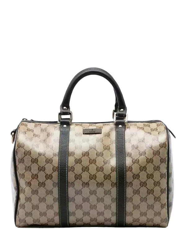 Gucci Medium Gg Crystal Joy Boston Bag - Neutrals