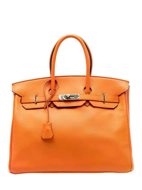 Hermès Birkin 35 Handbag - Orange