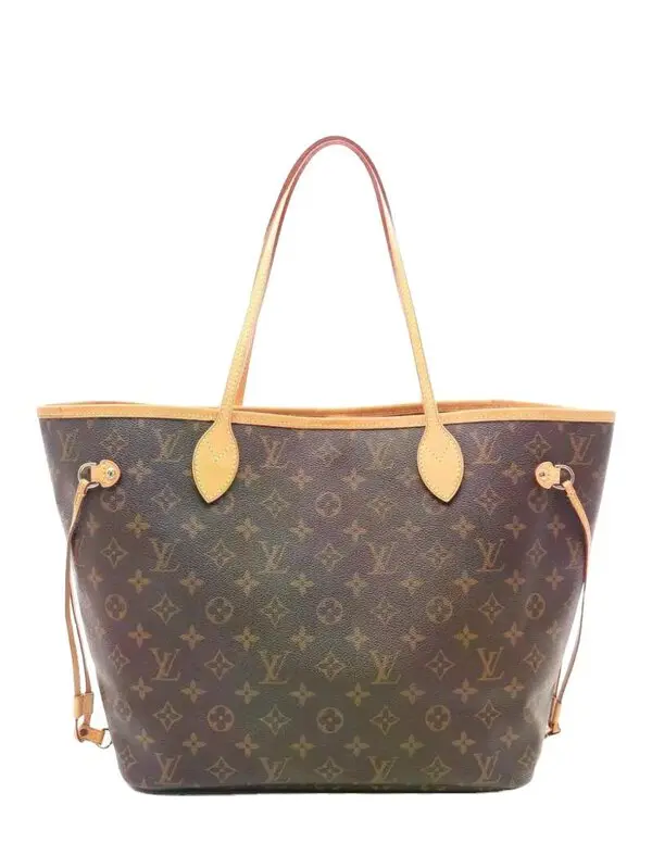LOUIS VUITTON Monogram Neverfull Mm Tote Bag - Brown