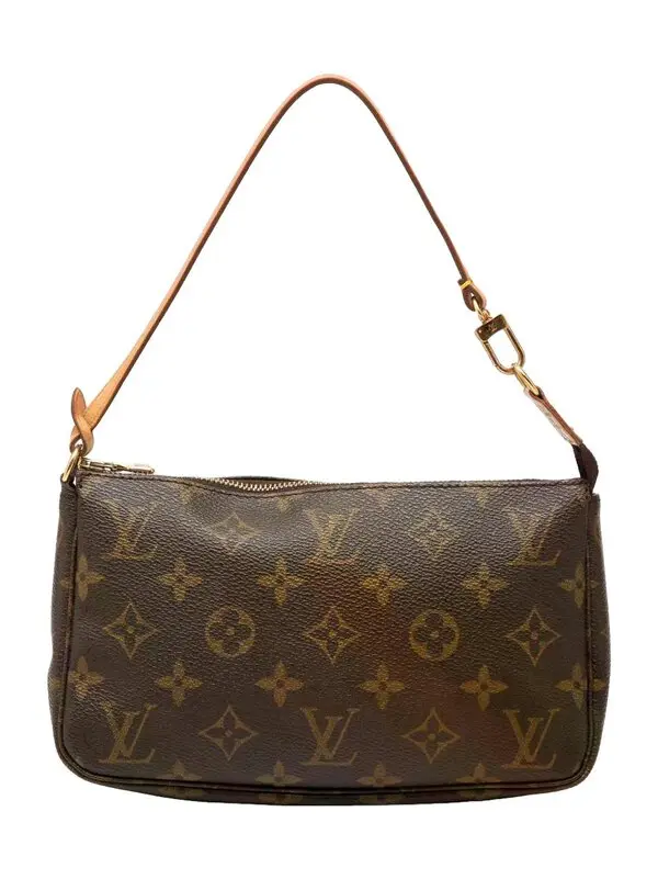 LOUIS VUITTON Monogram Pochette Accessoires Shoulder Bag - Brown