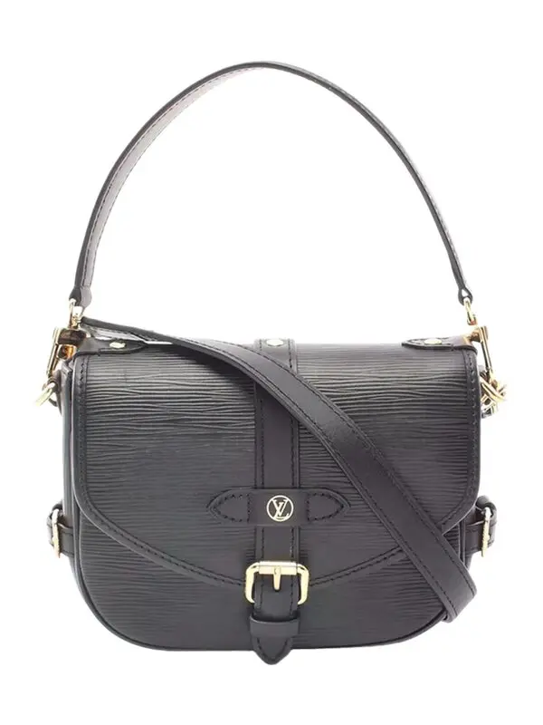 LOUIS VUITTON Epi Saumur Bb Satchel - Black