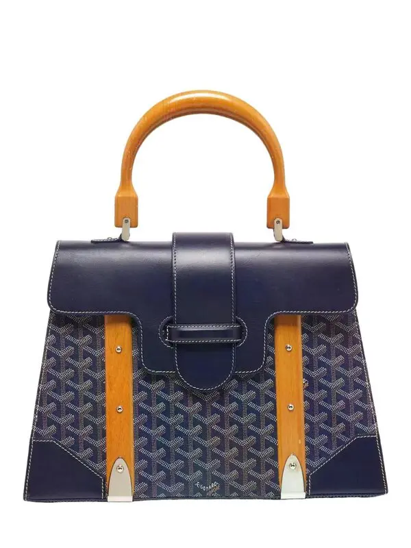 Goyard Saigon Mm Tote Bag - Blue