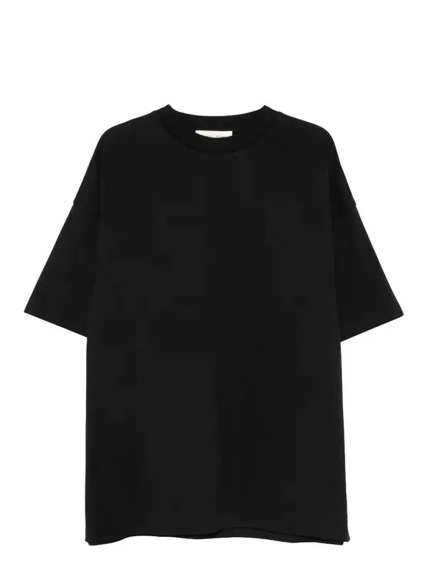 Fear Of God Logo-embroidered T-shirt - Black