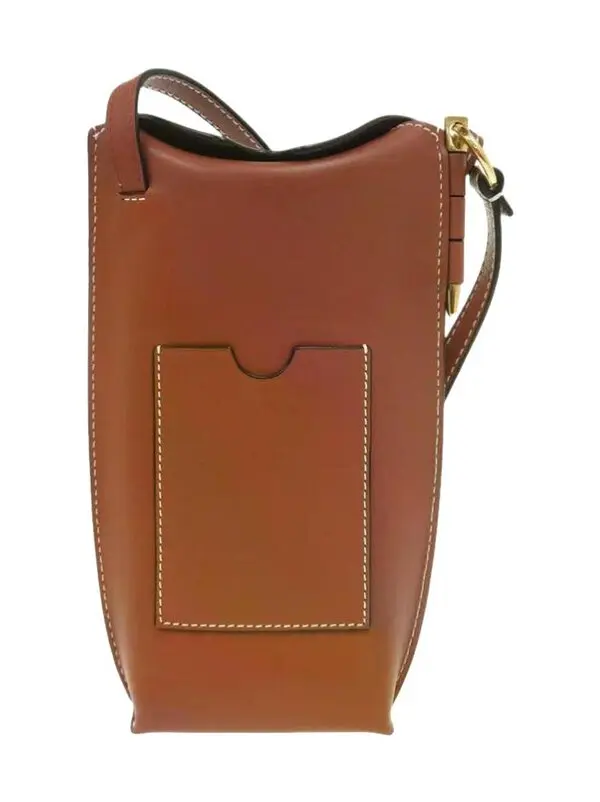 Loewe Leather Gate Pocket Crossbody Bag - Brown