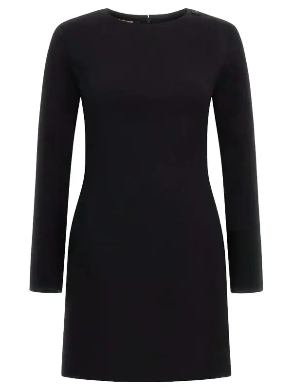 Roberto Cavalli Long-sleeve Mini Dress - Black