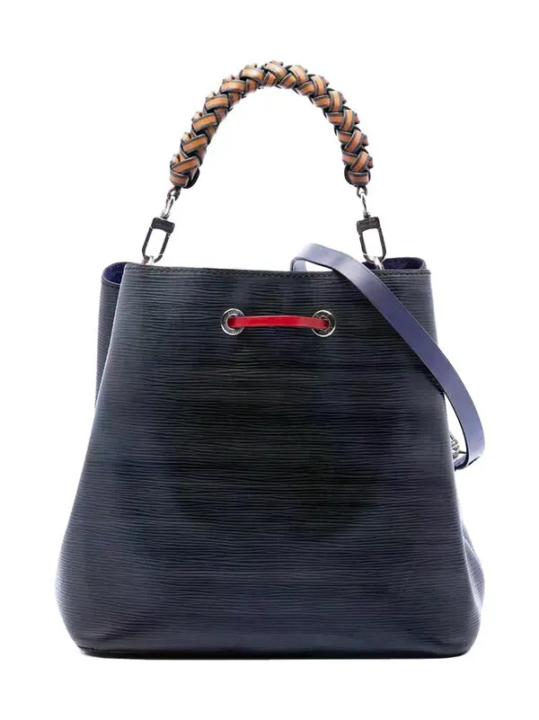 LOUIS VUITTON Epi Tricolor Braided Neonoe Mm Bucket Bag - Black