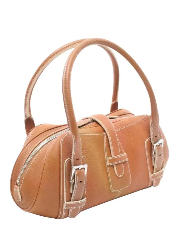 Loewe Senda Leather Handbag - Brown