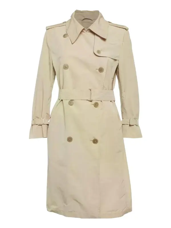 Max Mara Double-breasted Belted Trench Coat - Neutrals