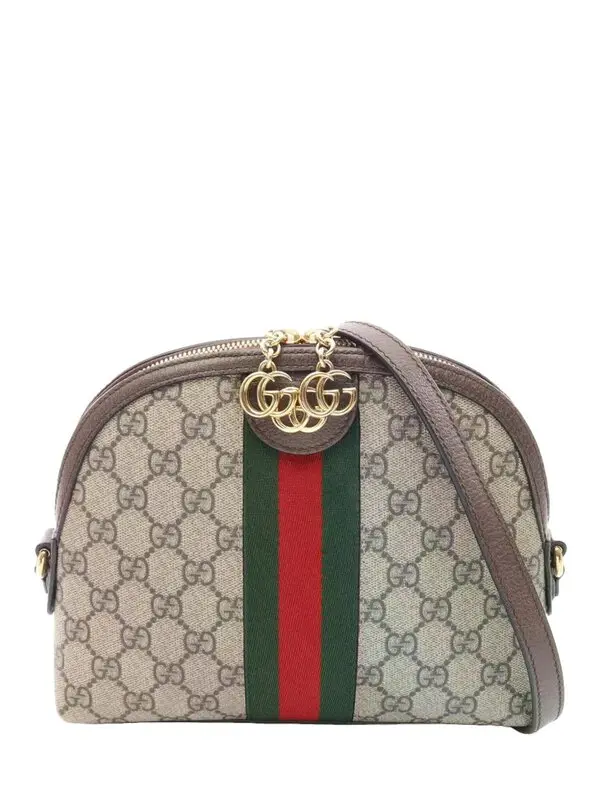Gucci Ophidia Gg Supreme Shoulder Bag - Neutrals