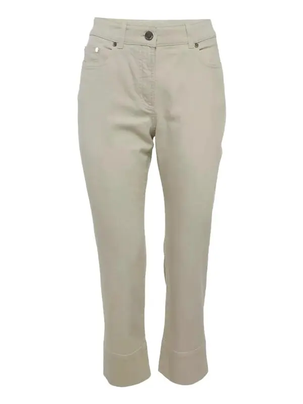 Loro Piana High-waist Cropped Skinny Jeans - Neutrals