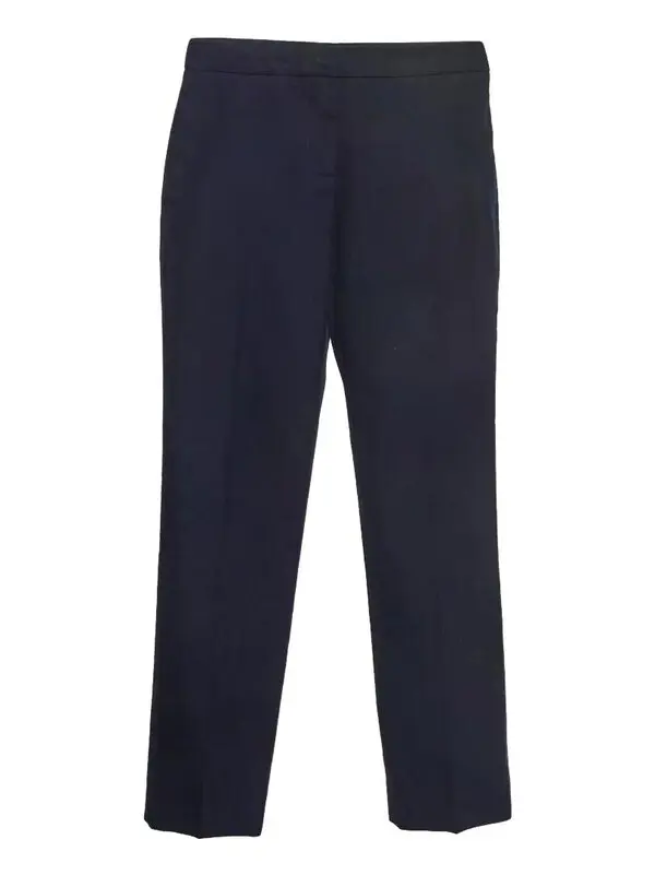 Alexander McQueen Pressed-crease Tailored Trousers - Blue