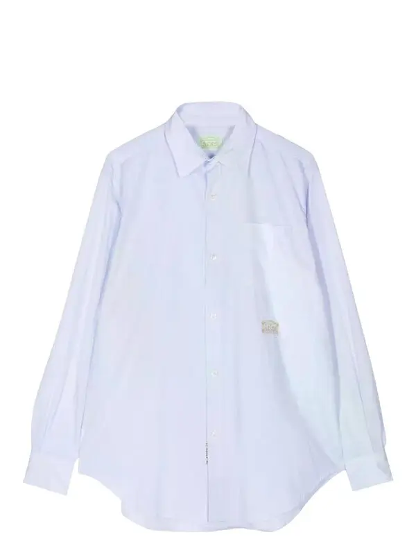 Aries Striped Cotton Shirt - Blue