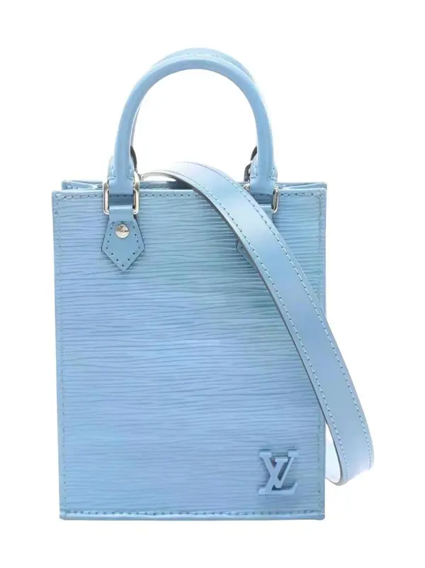 LOUIS VUITTON 2020 Epi Petit Sac Plat Satchel - Blue