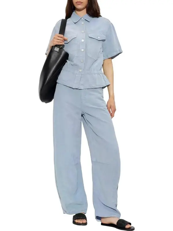 ALLSAINTS Jett Palazzo Pants - Blue