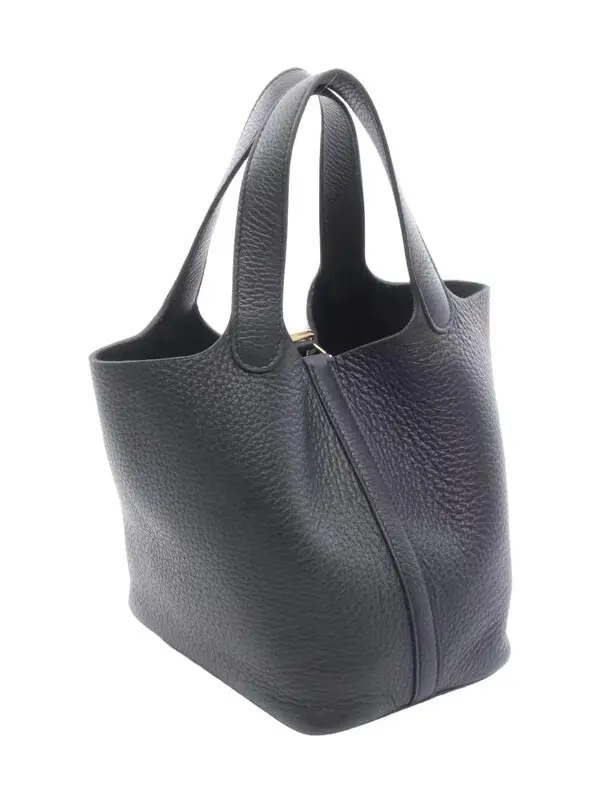 Hermès Picotin Lock Clemence Handbag - Black