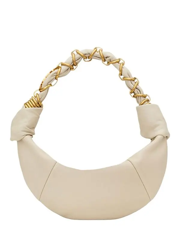 Saint Laurent Amalia Hobo Bag - White