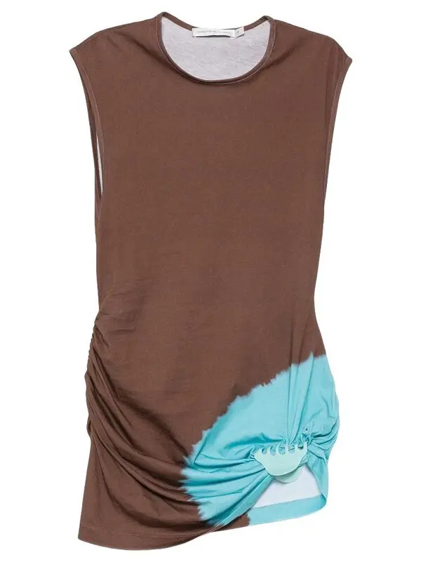 Christopher Esber Tie Dye Snap Clip Tank Dress - Multi