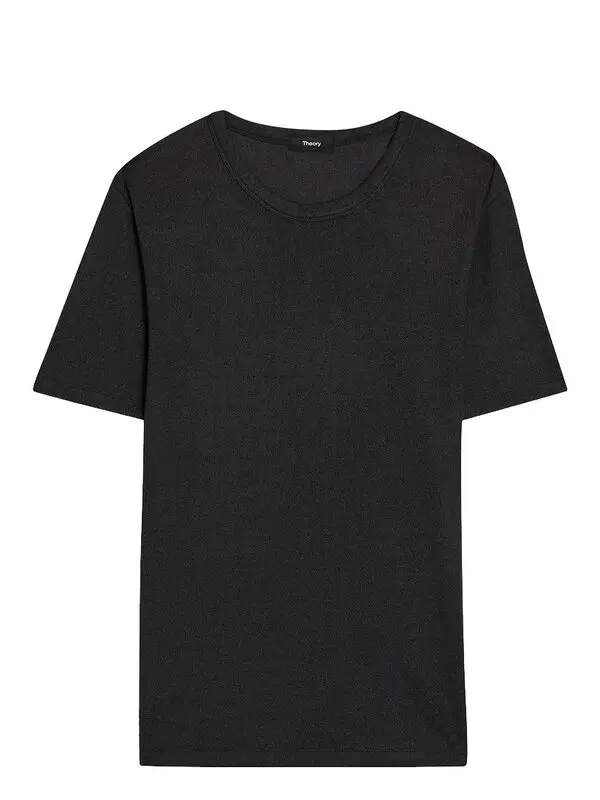 Theory Essential Modalblend Jersey Tshirt - Black