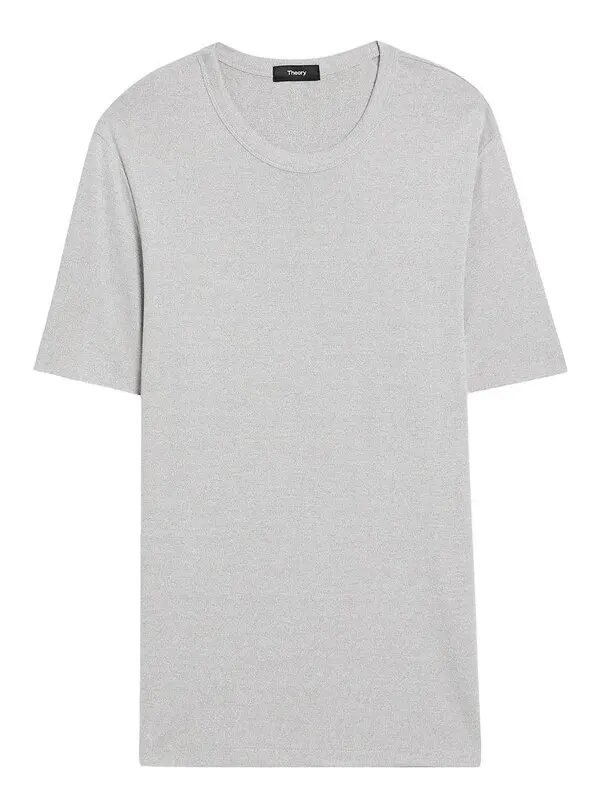 Theory Essential Modalblend Jersey Tshirt - Light Gray