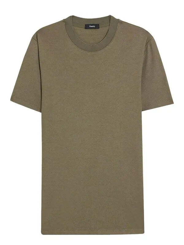 Theory Sarior Modalblend Jersey Tshirt - Army Green