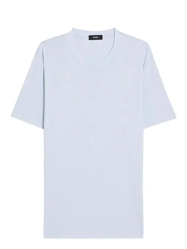 Theory Sarior Modalblend Jersey Tshirt - Light Blue