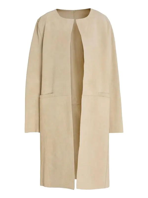 TOTEME Suede Coat - Beige