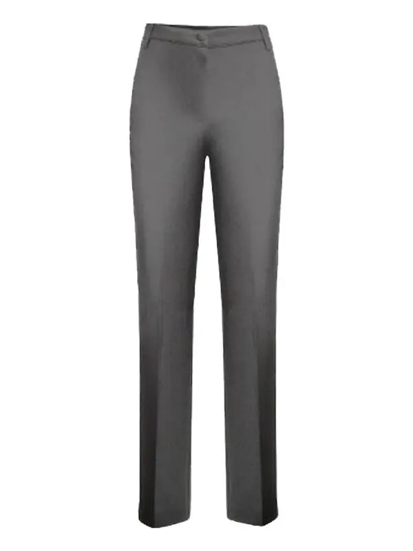 MAISON SEL Melange Palazzo Trousers - Grey