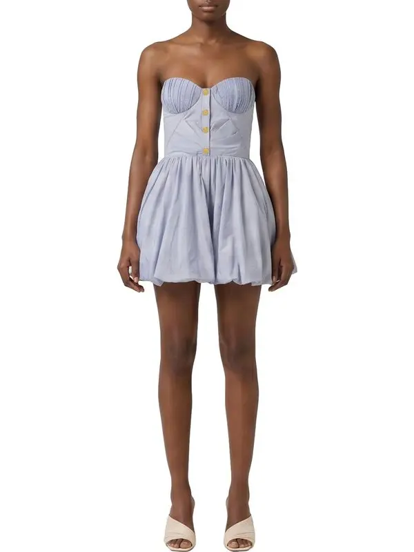 Elisabetta Franchi Bustier Dress - Blue