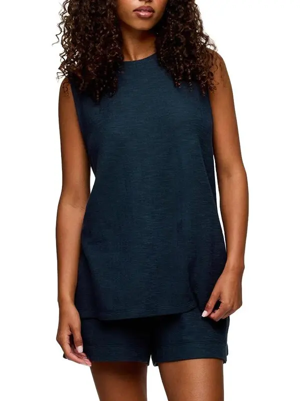 NUUDS Resort Tank And Shorts Set - Dark Navy