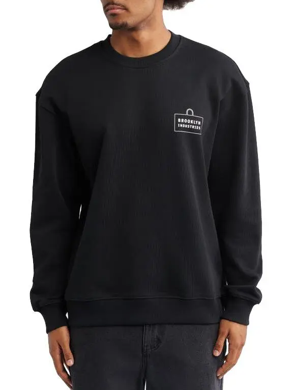 Brooklyn Industries Logo Graphic Sweatshirt - Black