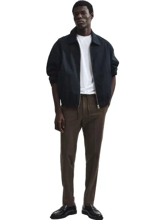 H&M Slim-fit Dressy Joggers With Drawstring Waist - Brown