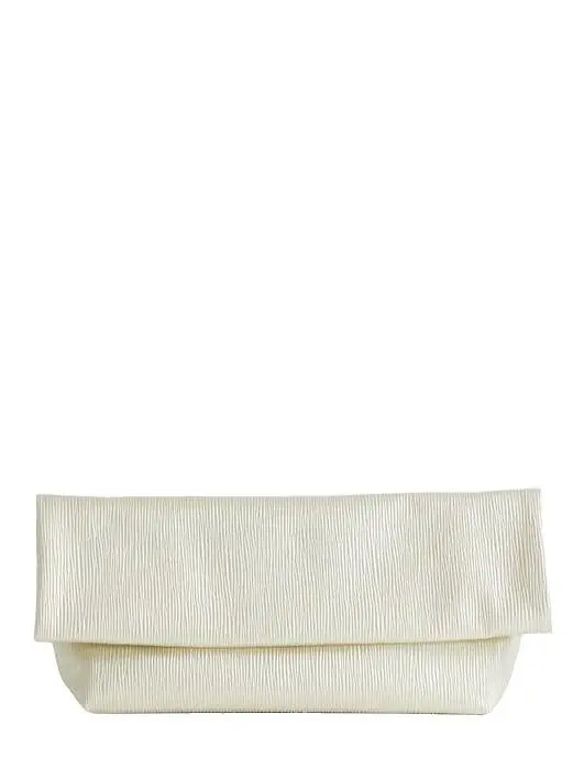 Topshop Fold-over Clutch - Gold