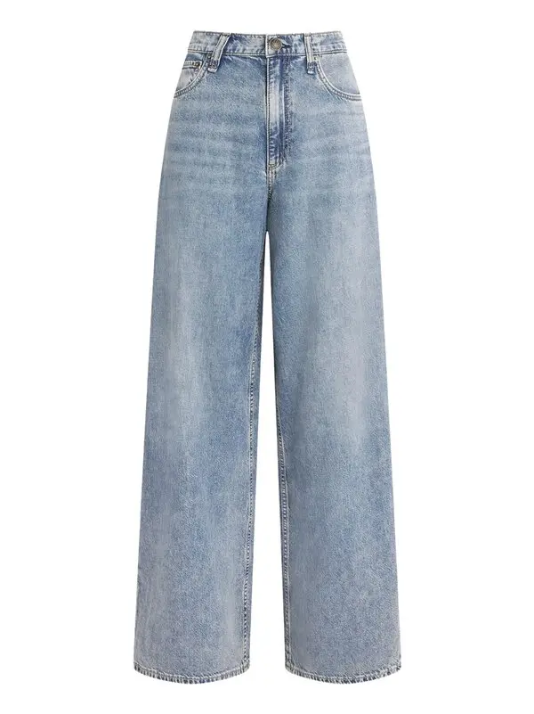 Rag & Bone Featherweight Sofie High-rise Wide-leg Jeans - Blue