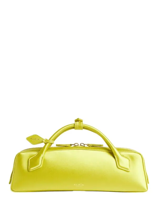 Alaïa Le Teckel Satin Bag - Brown