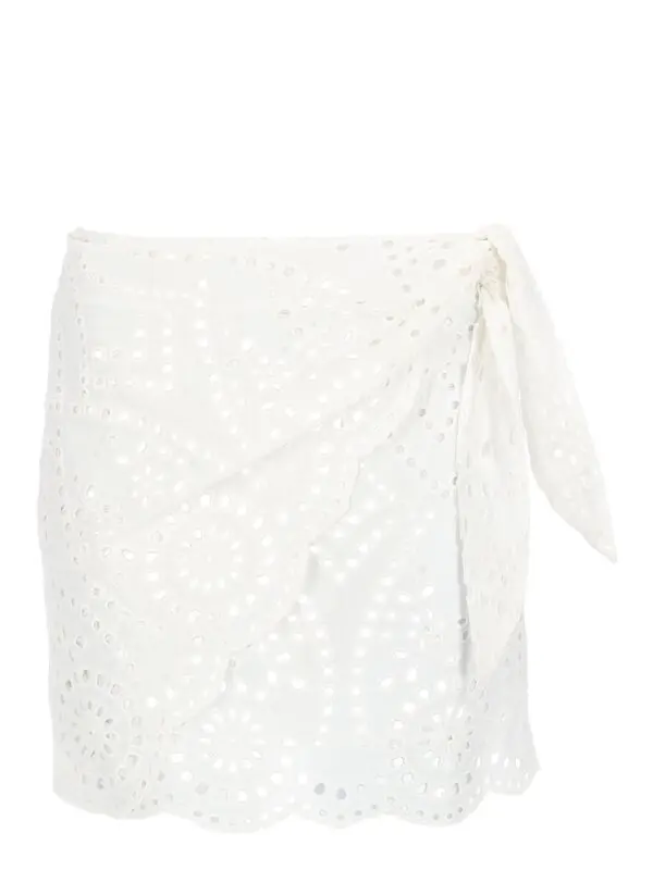 MC2 SAINT BARTH Sangallo Skirt - White
