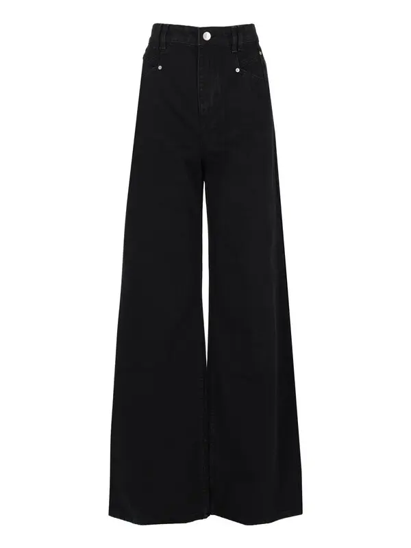 Isabel Marant Étoile Lemony" Wide-leg Jeans - Black