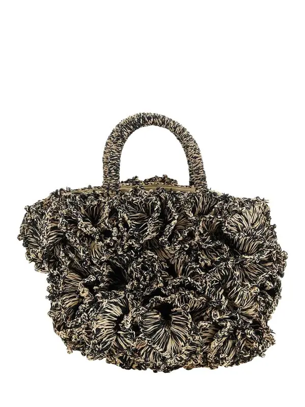 IBELIV Textured Raffia Shoulder Bag - Multi