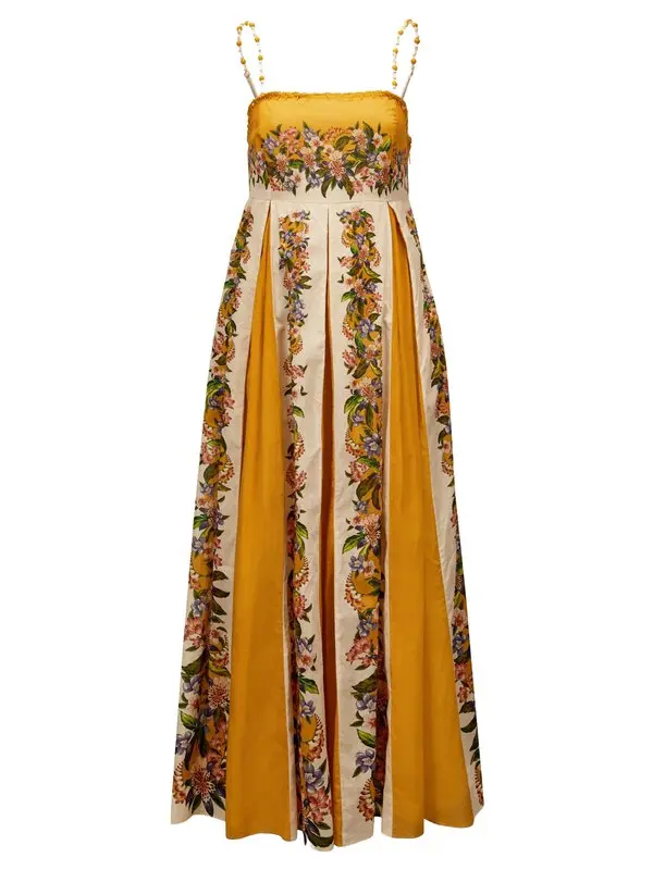 Farm Rio Hilo Maxi Dress With Floral Print - Multi