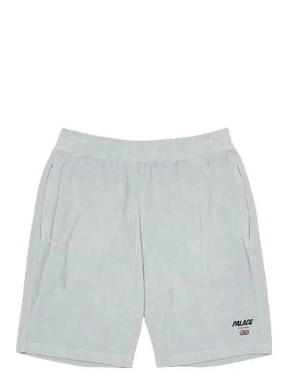 PALACE Towelling Shorts - Grey