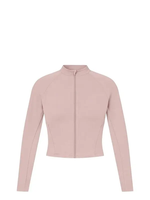 Nike X Skims Matte Mock Neck Full Zip Jacket - Himalayan