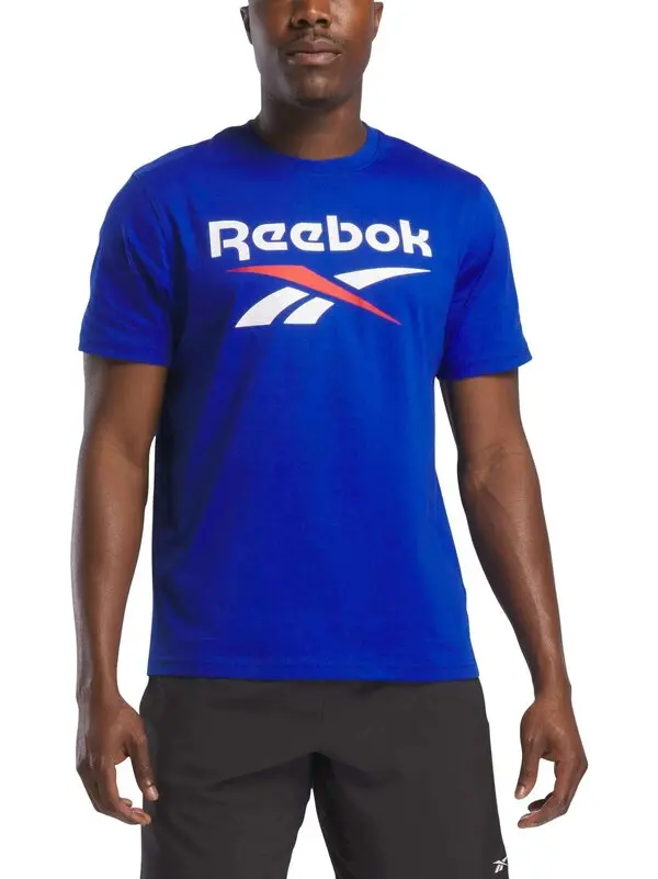 REEBOK Logo Crewneck T-shirt - Vector Blue