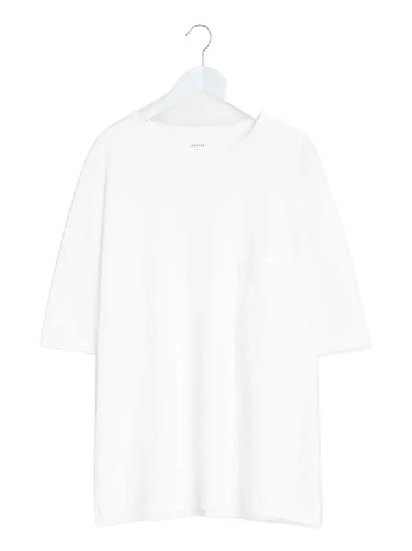 LEMAIRE Boxy Short Sleeved T-shirt - Chalk