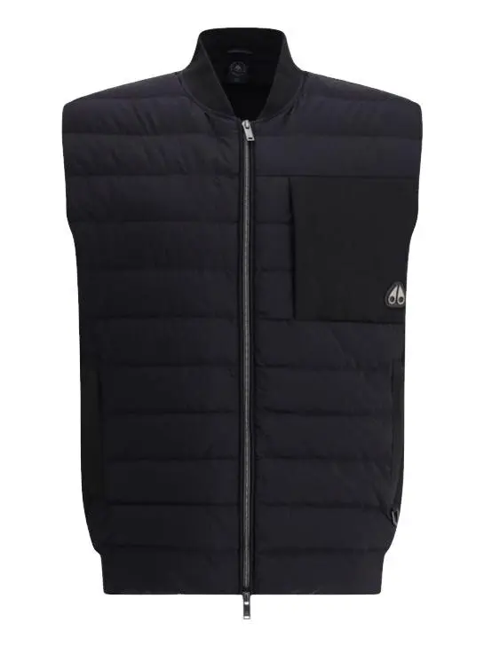 Moose Knuckles Quilted Zipped Gilet - Black