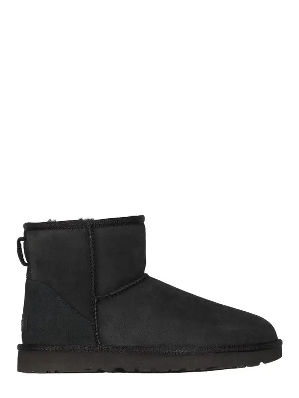 UGG Classic Mini Ii Logo-patch Ankle Boots - Black