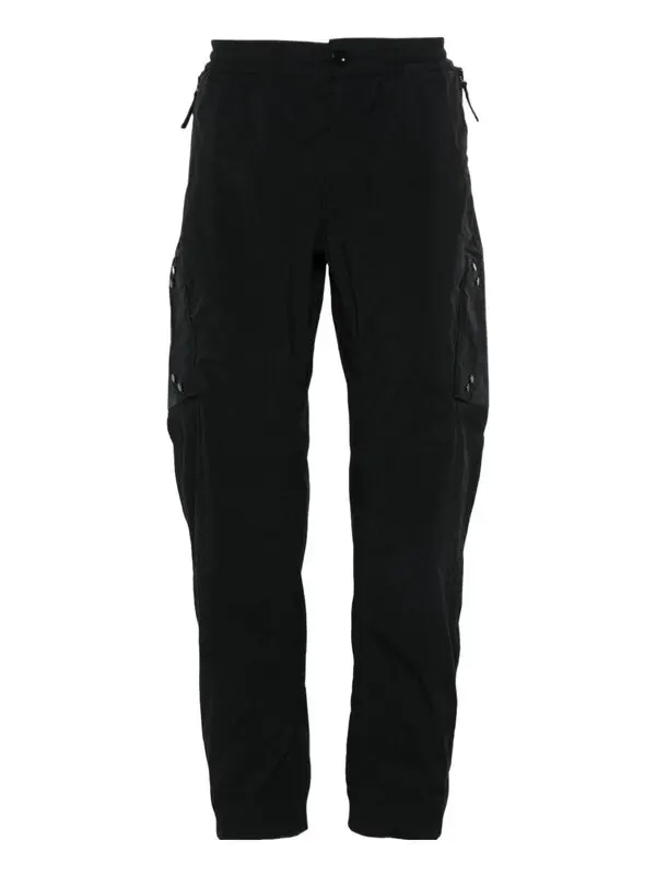 TEN C Taffeta Tapered Trousers - Black