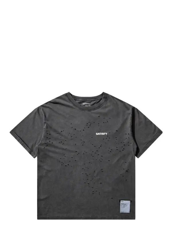 Satisfy Mothtech Distressed T-shirt - Black