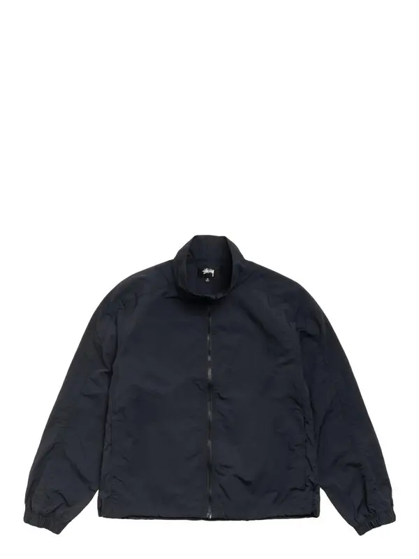 StÜssy Long Sleeve Zip-up Jacket - Black