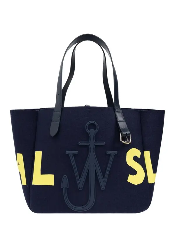J.W.ANDERSON Logo Patch Tote Bag - Navy