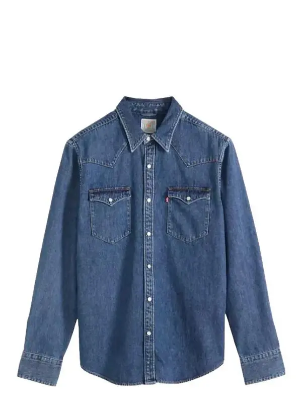 LEVI'S Western Denim Shirt - Blue