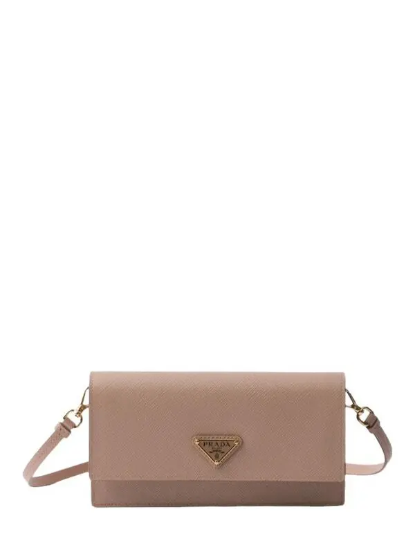 Prada Flap Shoulder Bag - Pink